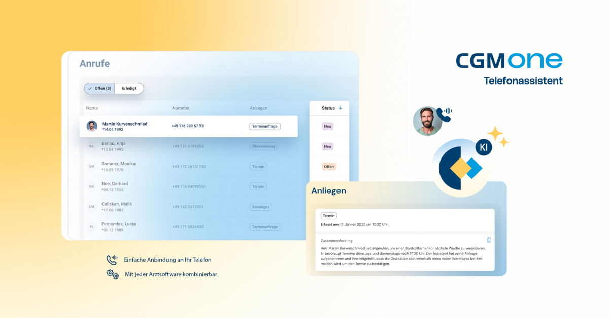 CGM one TelefonAssistent | CGM one | Kampagnen | CGM