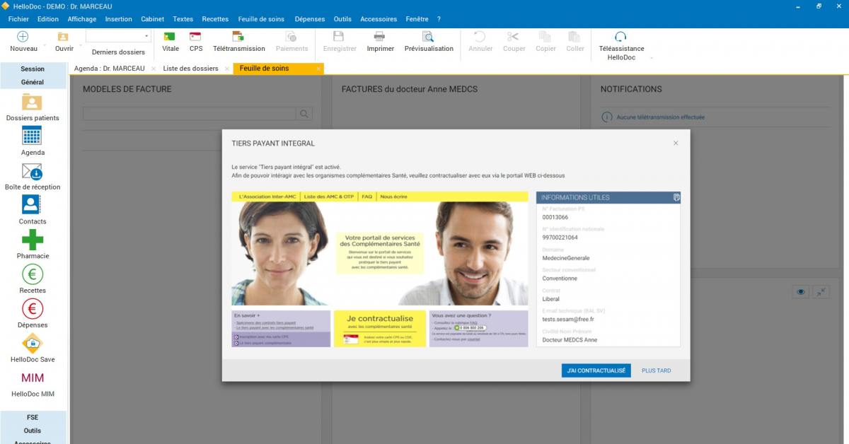 HelloDoc - Tiers payant intégral | CGM